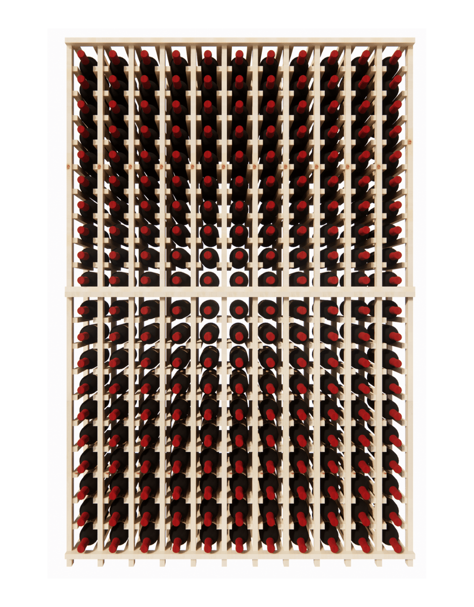 11-Column Pine Wine Rack Kit – Wine Coolers Empire