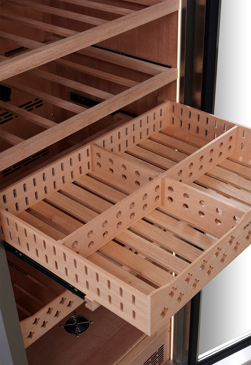 Raching Stainless Steel Cigar Humidor CT48A – Wine Coolers Empire