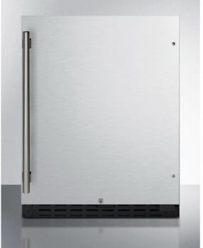 Summit 24" ADA Compliant Right Hinge Refrigerator AL55CSS – Wine ...