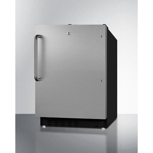 Summit 31" ADA Compliant Refrigerator-Freezer ALRF49BSSTB – Wine ...