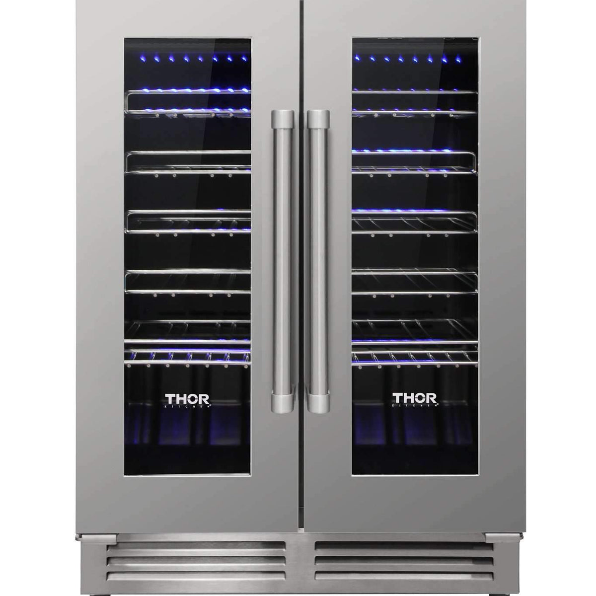 Thor Kitchen 42-Bottle Built-in Dual Zone Wine Cooler TWC2402 – Wine ...
